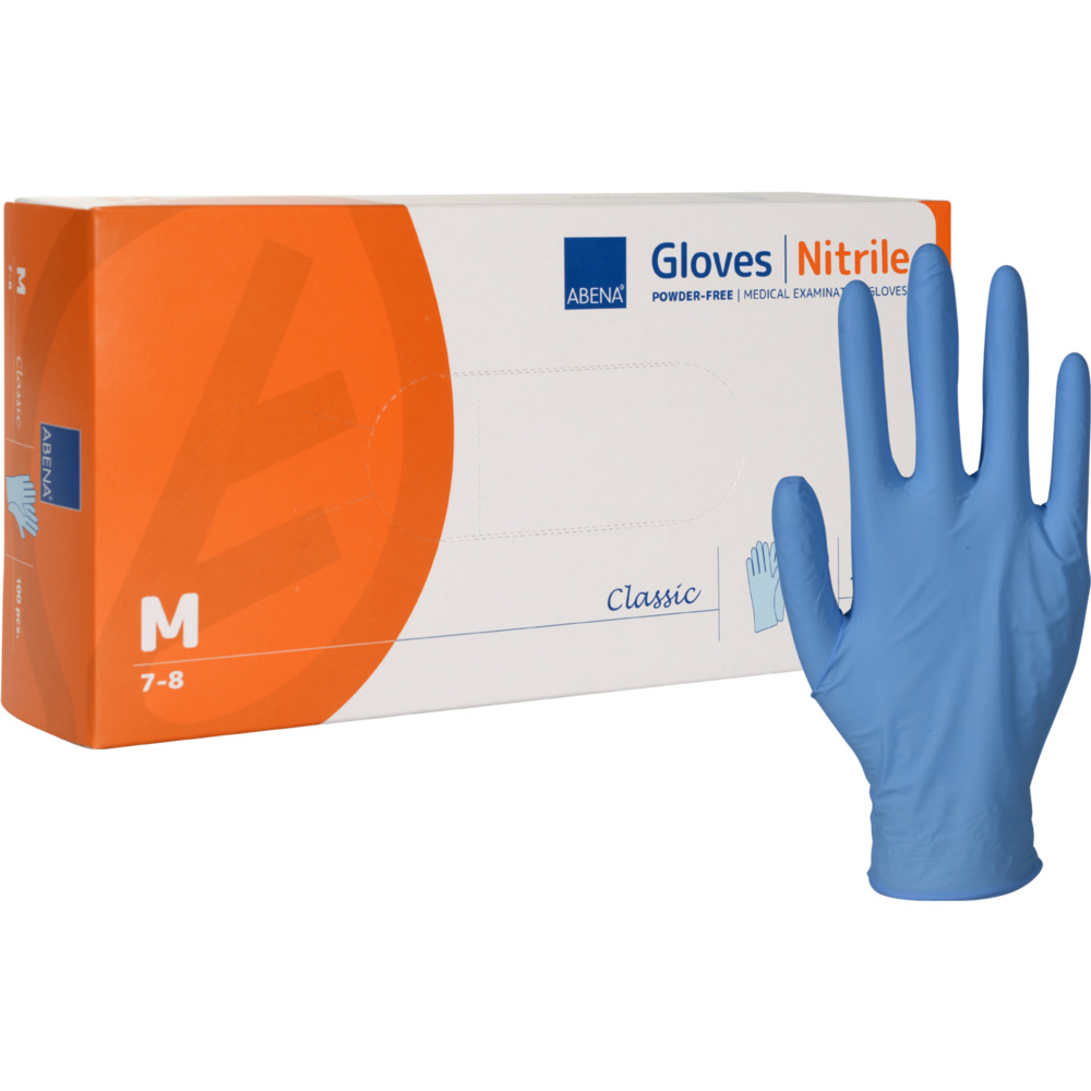 Nitrilhandske Blå Puderfri - Nybloms.se