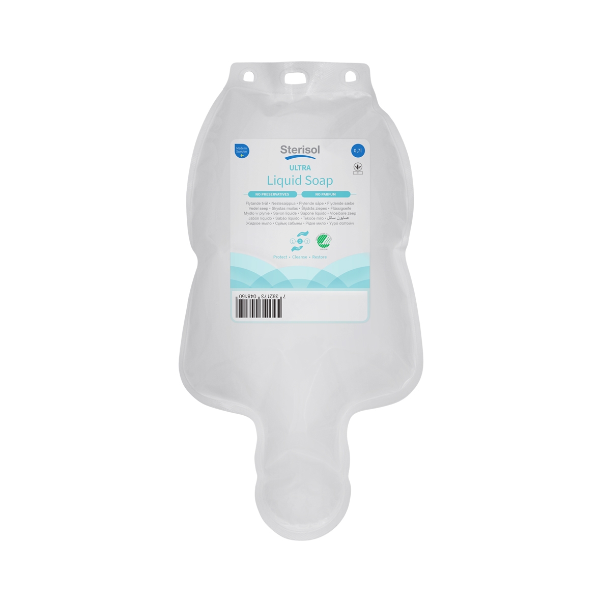 Tvål Sterisol Ultra 0,7L Oparfymerad 4815 - Sterisol system - Nybloms.se