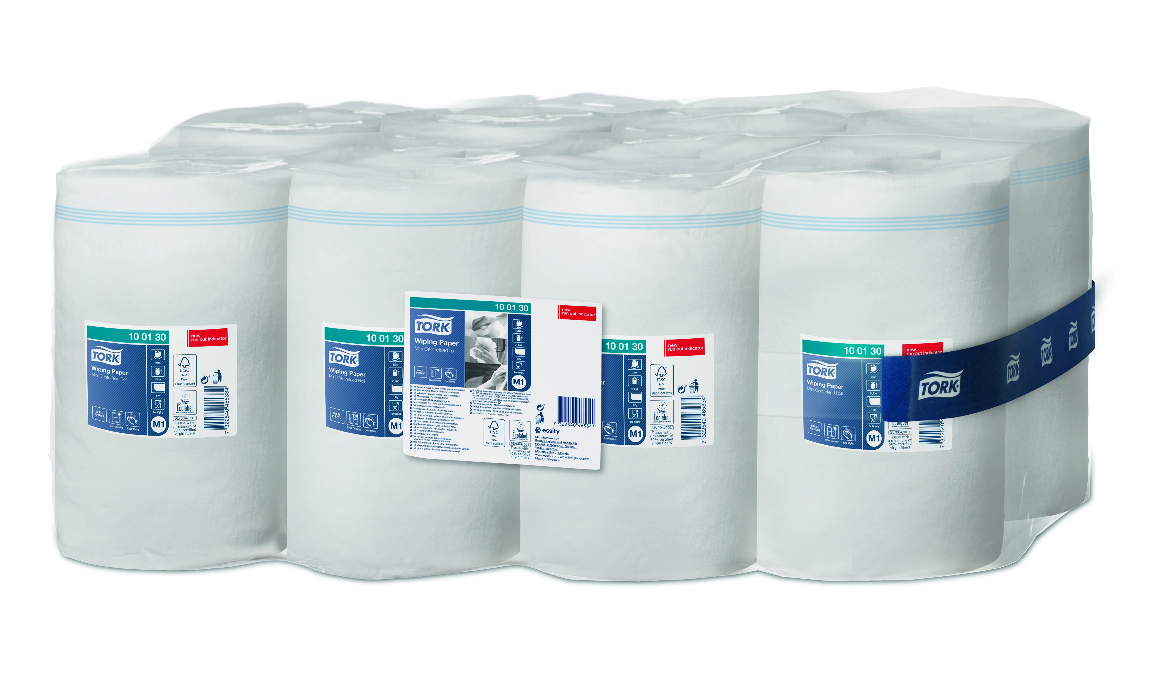 Torkrulle Tork M1 Advanced 1-Lag Vit 120m/rl 11rl/fp 100130 - Hygien ...